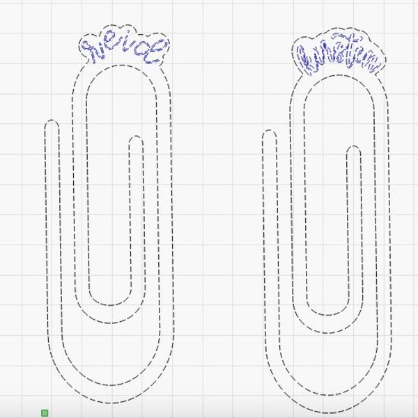 Laser Cut Paperclip Bookmark SVG: Book Lover Gift, Glowforge File ...