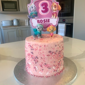 Chase Marshall Skye & Rocky Paw Patrol Inspired Sprinkle - Etsy