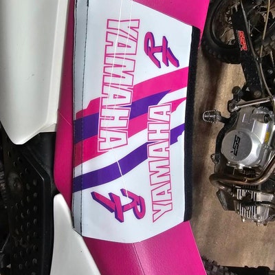 Yamaha Racing Stripe Crossbar Pad Square - Etsy