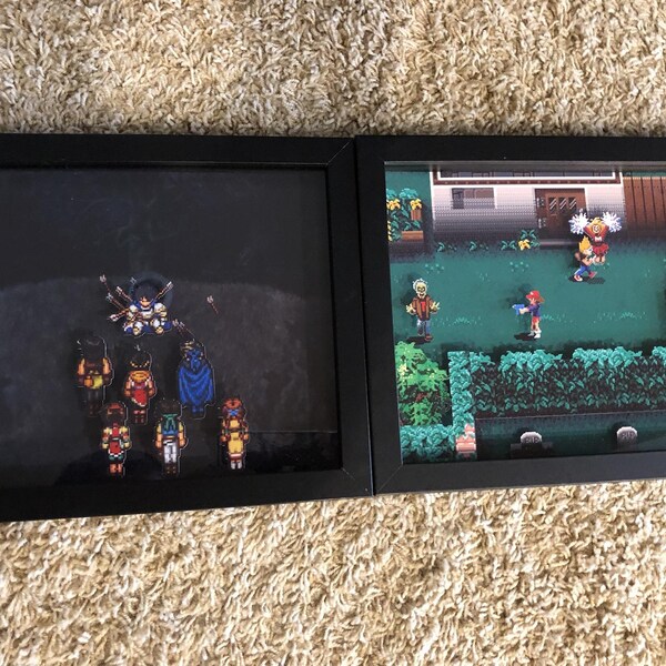 The Simpsons Shadow Box-arcade-simpsons - Etsy