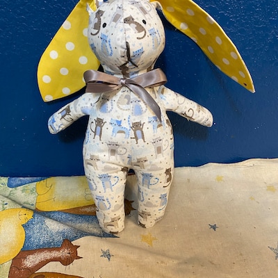 Animal Toy Pattern Small Bunny Sewing Pattern Stuffed Toy PDF Pattern ...