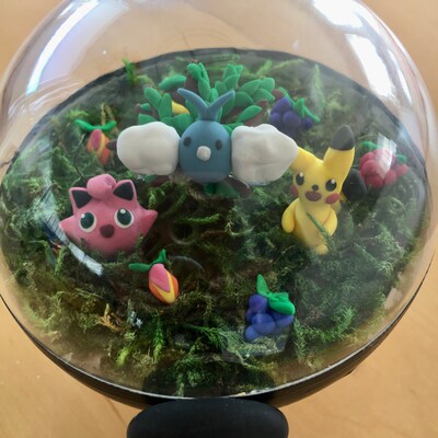Build Your Own Pokeball Terrarium Pokemon Nintendo Custom Design Your ...