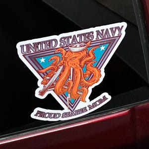 US Navy Custom Ship's Crest Sailor USN Veteran Chief Enlisted Retired ...