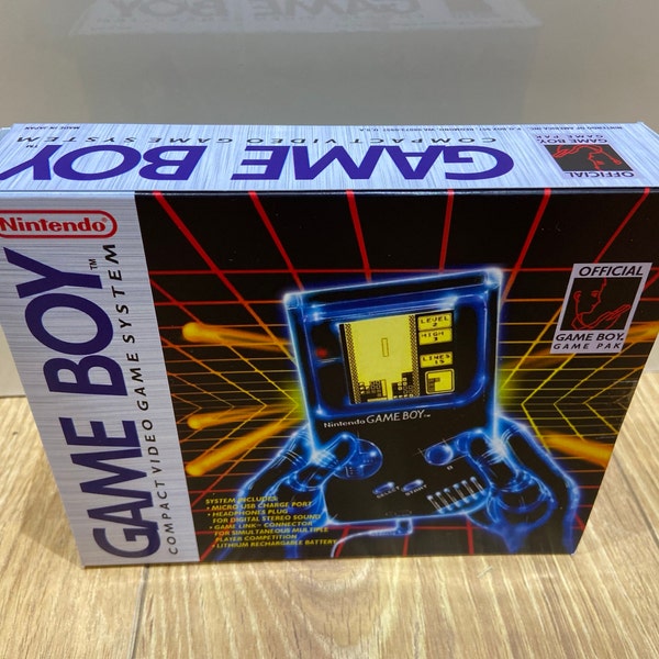 Gameboy Console Box ( Will Fit Insert Box Size is 232mm X 174mm X 56mm ...