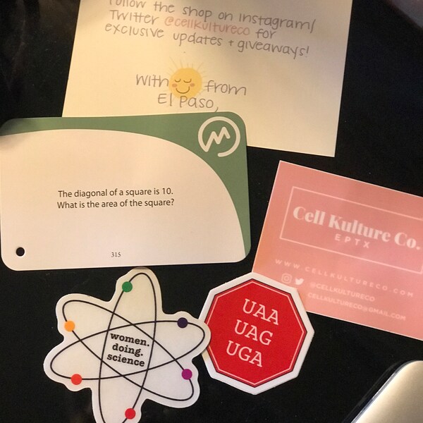 Stop Codon, Vinyl Science Sticker, Biology, Genetics, Geekery, Gift for ...