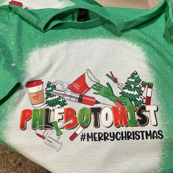 Merry Christmas Phlebotomist Png Sublimation Design Download ...