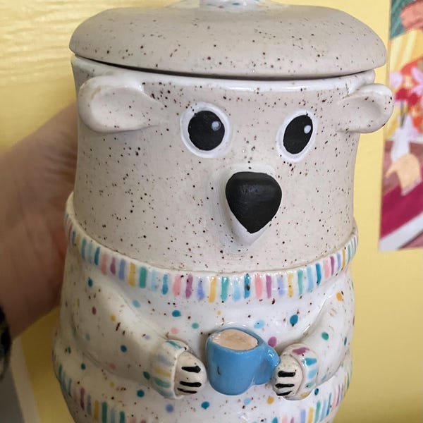 Preorder - Elephant Jar / Elephant Ceramic Jar / Elephant Bowl With Lid ...