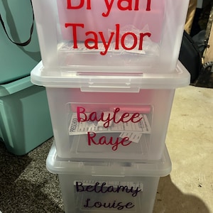 Custom File Tabs ADD ON for DIY Kids School Keepsake Bin Kits - Etsy