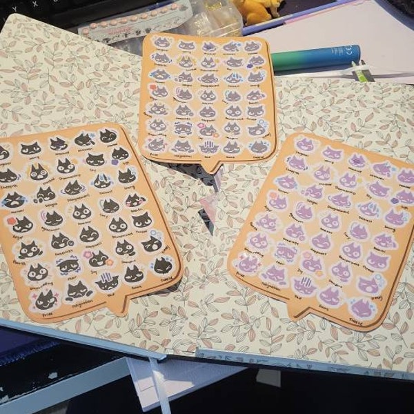 Konpeito Candy Sticker Cute Journal Planner Bujo, Cat Sticker, Laptop ...