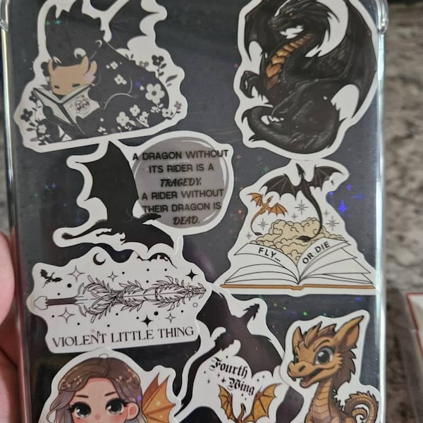 Fantasy Romance Sticker Bundle for Kindle & Tablet, Romantasy, Dragons ...