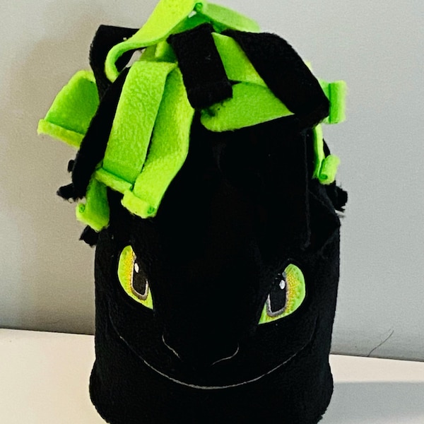 Instant Download Toothless Inspired Dragon Face Applique & Fill ...