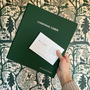 Officiant Binder With Natural Linen Personalized Gold Embossed Wedding ...