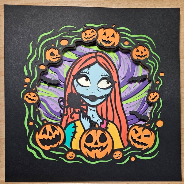 Skull Shadow Box SVG, Svg for Cricut Projects, 3D Layered SVG ...