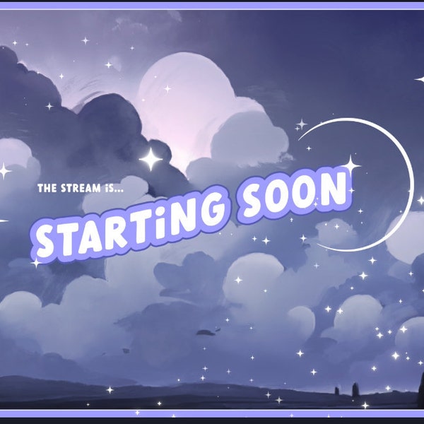 Animated Winter Twitch Stream Package: Cute Alerts, Blue Panels, Snow ...