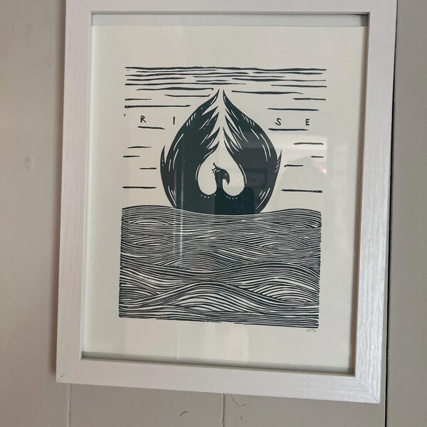 Gaff Rigged Sailboat Handmade Print - Etsy