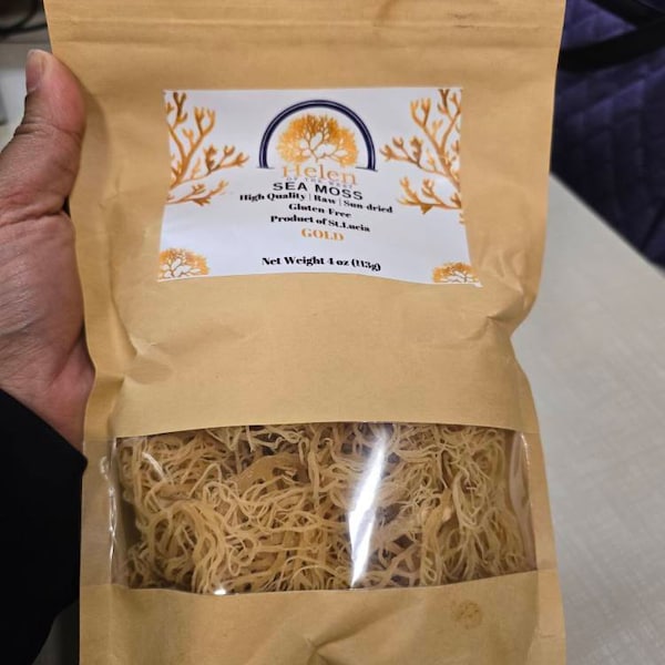 Wildcrafted Sea Moss From St.lucia - Organic Sea Moss - Natural Seamoss ...