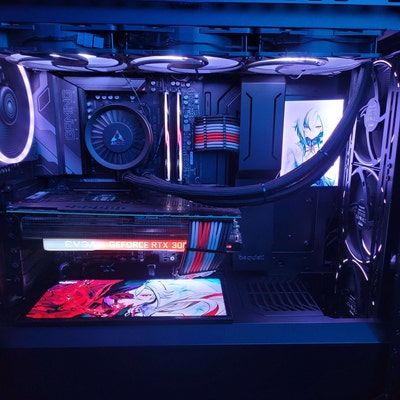 Custom Rgb Pc Case Light Decoration Board Panel Water Cooling Pc Decor ...