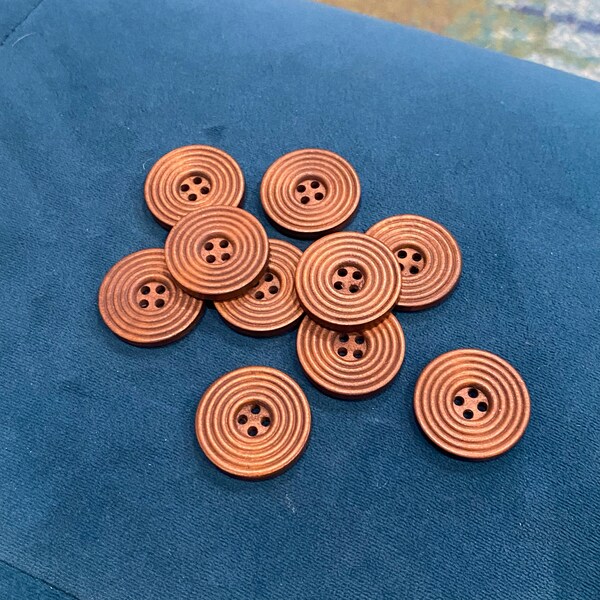 Antique Clock Buttons, Clock Pattern Buttons, Decorative Wooden Buttons ...