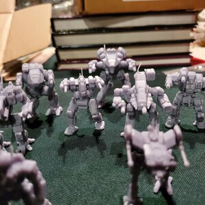 Battletech Miniatures Museum Scale Mechs MWO Style 3D - Etsy Canada