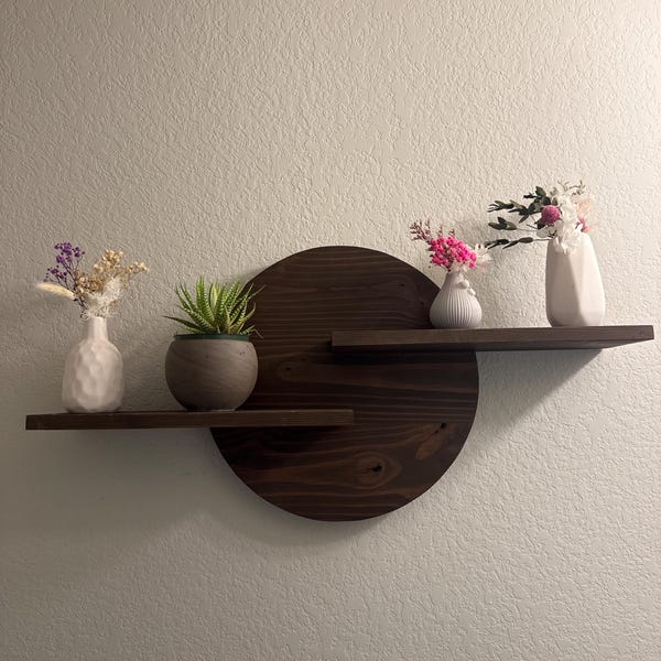 Circle Shelves Circle Frame Floating Shelves Floating Frame Crystal ...