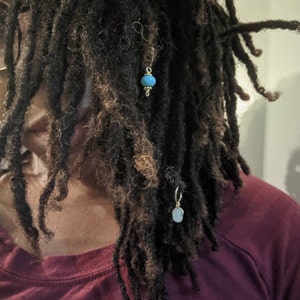 Sterling Silver Spiral Adjustable Loc Jewel Dreadlock | Etsy