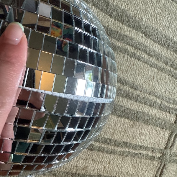 16 Inch Disco Ball, Mirror Ball, Large Disco Ball, Funky 70s Party ...
