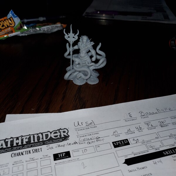 Cecaelia, Male and Female Resin Miniature - for D&D Dungeons and ...