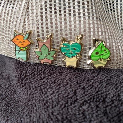 Blupee & Bubbul Gem Enamel Pin Bobble Interactive Pin Cute Bunny Pins ...