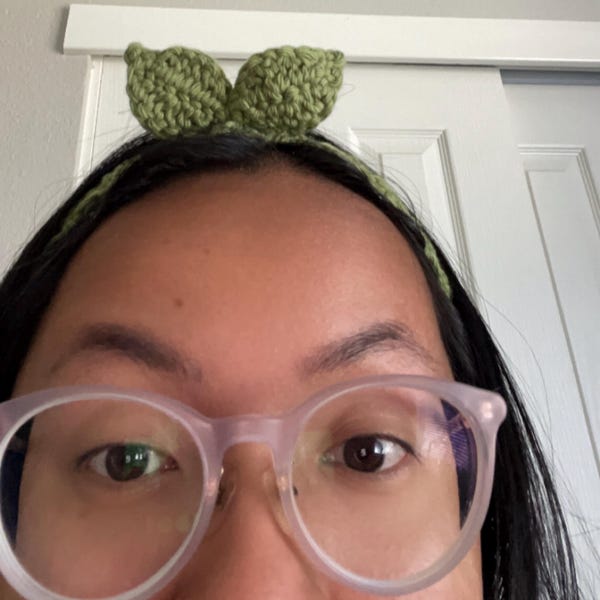 Crochet Cotton Sprout Headband - Etsy
