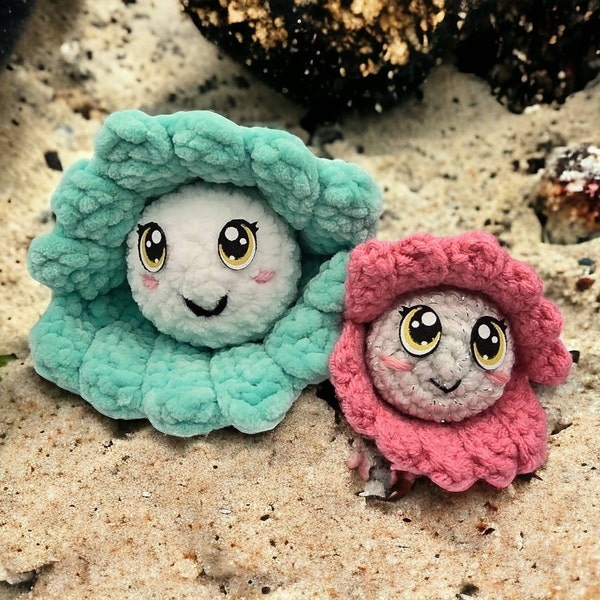 Mussel No Sew Crochet Pattern, No Sew Amigurumi Crochet Patterns ...