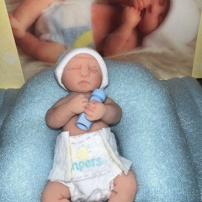 Full Body Mini Silicone Baby Boy Liam - Etsy