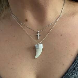 Custom Puppy/ Kitten Tooth Necklace // Pet Memorial Necklace // Dog ...