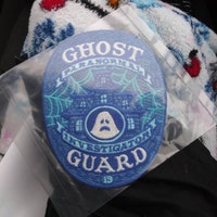 Ghost Guard: Paranormal Investigator Embroidered Patch Glow-in-the-dark Ghost Paranormal Ghost ...
