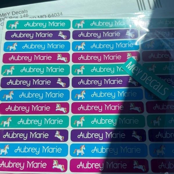 Clothing Tag Labels - Daycare Labels - Dishwasher Safe Name Labels ...
