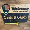 Park Style Welcome Sign Parks System Inspired Family Name - Etsy