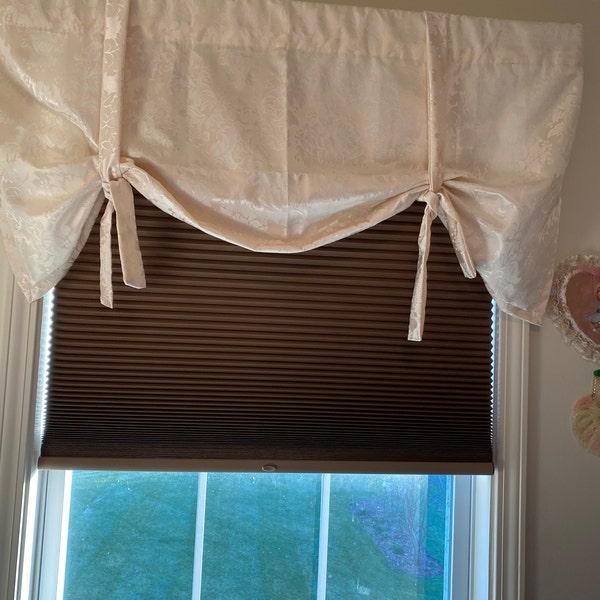 Burgandy Window Valance, Burgandy and Gold Window Valance, Swag Window ...