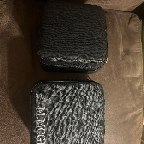 Personalized Groomsmen Watch Box Custom Jewelry Storage Case ...