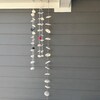 White Ceramic Hanging Wind Chime Bells by Poor House Pottery***double ...