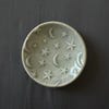 Moon and Star Ring Dish - Blue - Ceramic, Pottery - Etsy