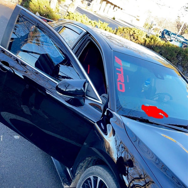 TRD WINDSHIELD Car Premium STICKER Vinyl Corolla Camry Supra Etc - Etsy