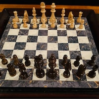 Magnetic Foldable Chess Set With Customised Brass Metal Plate Solid ...