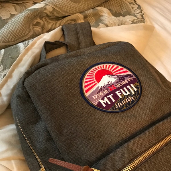 Mt Fuji Japan Patch - Etsy