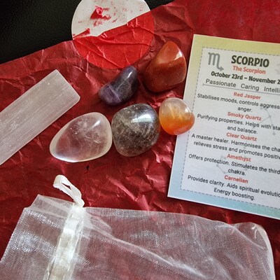 Happy 18th Birthday Crystals Gift Box Large Gemstone Gift Set Crystal ...