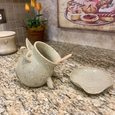 Pottery Mug Extra Large Hemp Design Handcrafted Perfect - Etsy