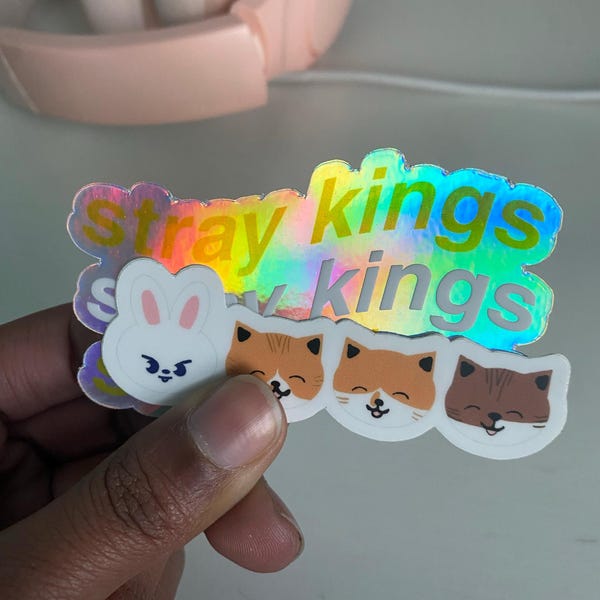 Stray Kids Cats Vinyl Sticker - Lee Know, Leebit, Soonie, Doongie, Dori ...