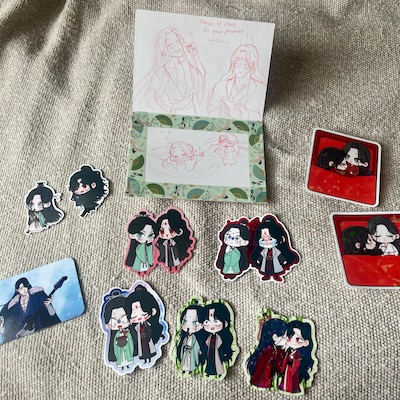 SVSSS Couple Heart Stickers - Etsy