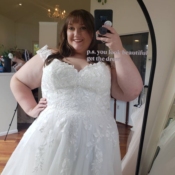 I Am Creating the Life I Want - Vinyl Mirror Decal - Positive ...