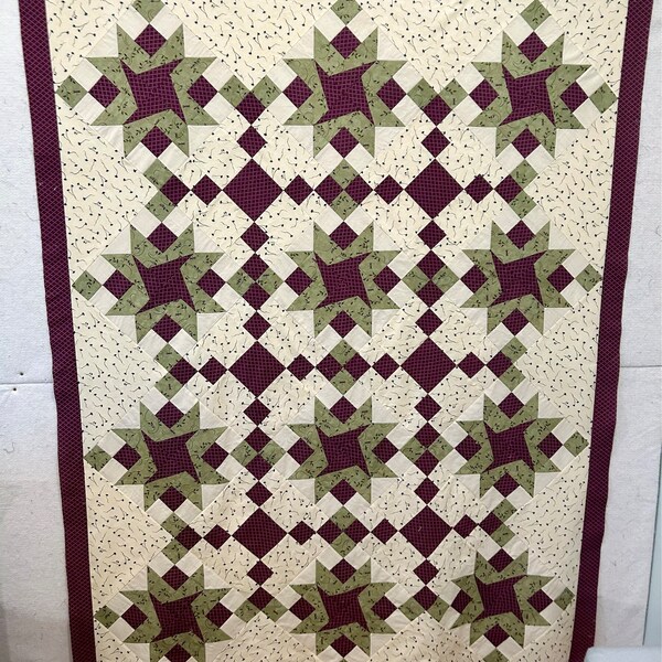 Liberty Star by Kim Diehl -henry Glass Deep Red Shirting Stars 1574-88 ...