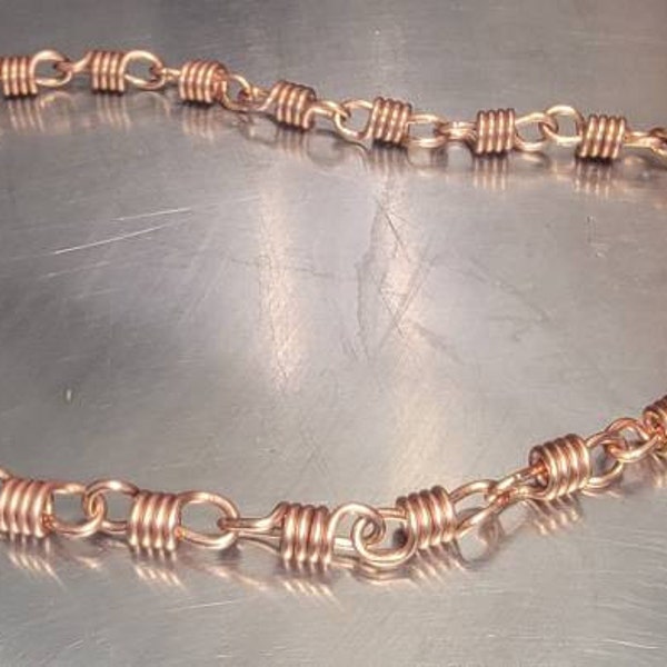 Copper Link Chain Necklace (necklace Only) | Pure Copper Choker ...