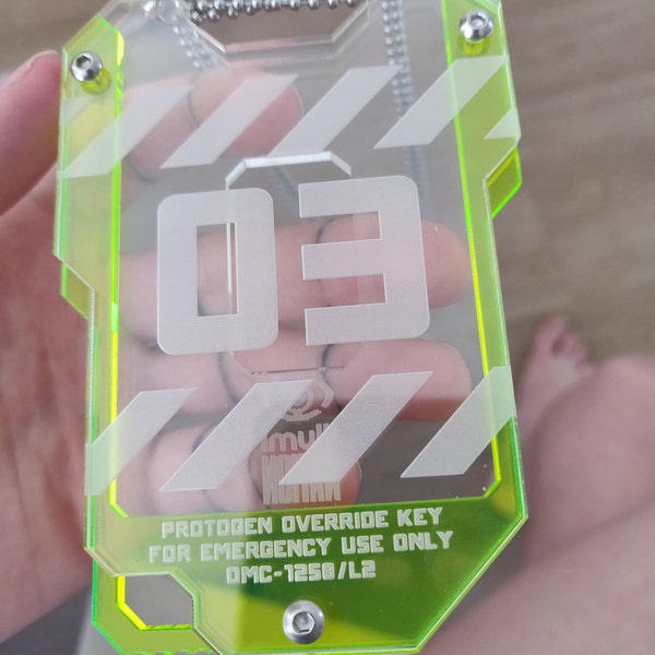 Cyberpunk Keycard Style Card ID Holder - Etsy